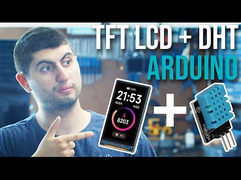 DISPLAY TEMPERATURE AND HUMIDITY ON THE NEW 1.9INCH TFT ST7789 WAVESHARE #arduino #esp32