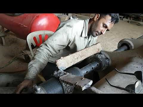 homemade line boring machine