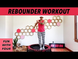 20 Minute Full Body Mini Trampoline Workout | Fun With Four Choreography