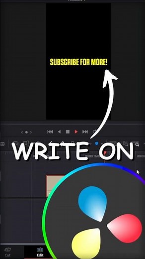 Animate Text with Write-On Effect in DaVinci Resolve!