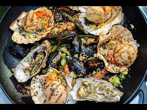 Sesame Spiced Shellfish Platter