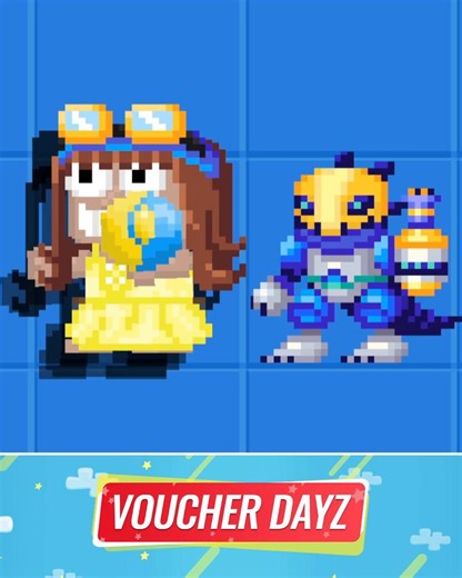 Hey Growtopians! Voucher Dayz just went prehistoric with a twist of tech! The all-new Mechasaurus Rex has stomped onto the scene, and it's ready to roar! Part dino, part machine, and fully unstoppable~ this item is a must-have for anyone looking to dominate in style, specially in Pet Battles! Please note that the Mechasaurus Rex will be available as a battle pet on the next client release. Stay tuned but don’t out miss getting this one! | Growtopia