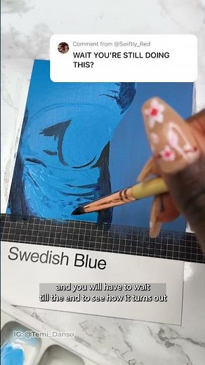 Inverted color painting challenge is WILD! 🤯😭 (28/30) #pantober22