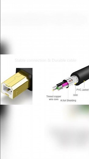 🖨️Upgrade Your Printing Experience with CableCreation USB C Printer Cable! #cablecreation #printing