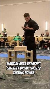 Power Striking Test | Karate Chop Martial Arts Board Breaking #karate #martialarts #taekwondo #kenpo