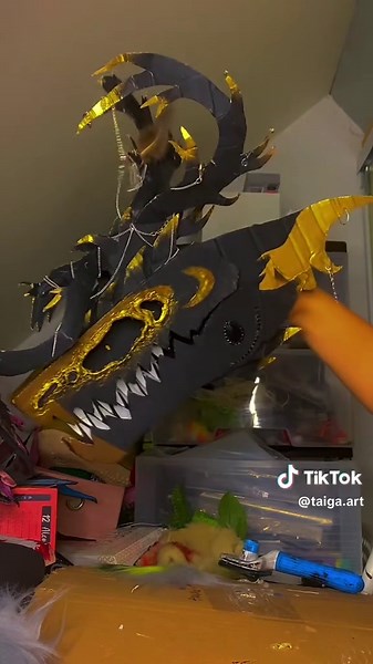 Creative Paper Dragon Puppet Performance