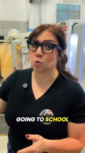 Practical Machinist on Instagram: "@rebecca.wolfinger’s back in the classroom — but this time, it’s all about chips, code and certifications. 🎓💥⠀ ⠀ Take a tour through her CNC program as she shares what she’s learning, why she enrolled and whether trade school is really worth it.⠀ ⠀ Full video out now on YouTube(link in bio)!⠀ ⠀ ...⠀ #practicalmachinist #machinist #instamachinist #machineshop #machineshoplife #machinistsofinstagram #machining #manualmachining #journeyman #machinistlife #mill #