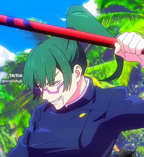 Maki Zenin Burned Transformation Scene