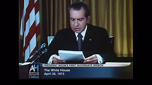 1.7K views · 24 reactions | #OnThisDay in 1972, five men were arrested while attempting to bug the Democratic National Committee headquarters in the Watergate complex in Washington, D.C. The following April, Nixon addressed the country regarding the issue. Watch more: https://www.c-span.org/video/?299817-1/president-nixons-watergate-speech | American History TV | Facebook