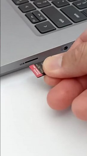 This is how to use the TF Card on a laptop with the TF slot | watch the detailed video here #shorts