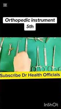 Complete details Orthopedic instruments Dr Health Officials
