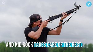 Kid Rock Is Using Foreign-Made BBQ Grills As Target Practice