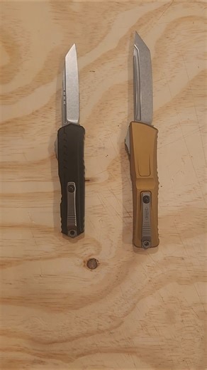 Microtech Combat Troodon Gen III vs. Microtech Cypher II Size Comparison