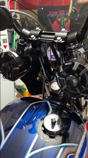 Handle bar and speaker test fit. Lexin s35 speakers