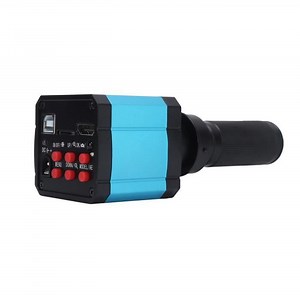 CEN Caméra de microscope vidéo Caméra de microscope FHD 48MP HD Interface multimédia Caméra de microscope USB avec coque