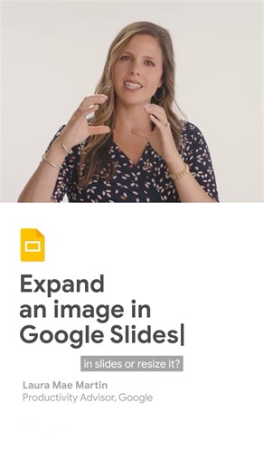 Google Workspace on Instagram: "When your product photo is too small and your slide is too big 😅 Gemini can help with that! Learn how to seamlessly resize and reframe images in Google Slides - all in one click. Watch and try it now using the browser search bar shortcut 'slides.new'"