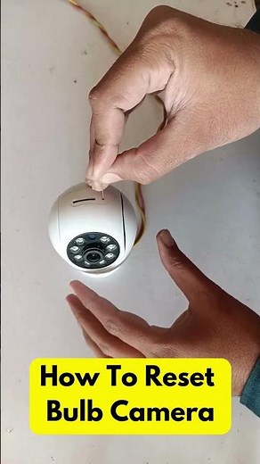 how to reset IP bulb camera #technicalth1nker #v380pro #ipcamera