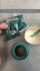 Rapid bead stringing process