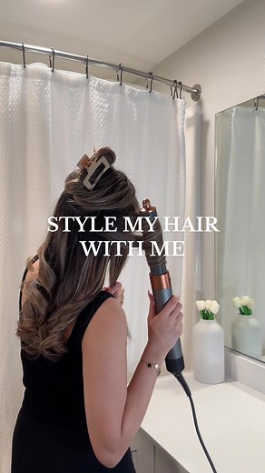 Dyson Blowout Tutorial with K18 Hair and Redken Products