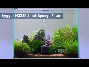 hygger HG225 Sponge Filter for nano tank-Betta Breeding Fry Shrimp Snails