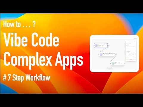 I Built an AI Agent Builder from Scratch | 7 Step Vibe Coding Workflow