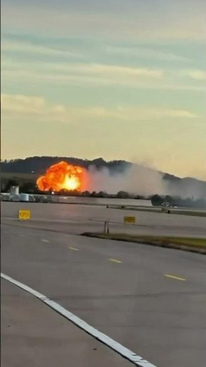 BREAKING: Video shows a UPS plane crashing and exploding at Louisville's international airport