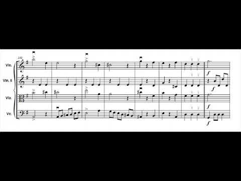 Emperor Waltz (Selection of Waltzes) J. Strauss II for easy string quartet