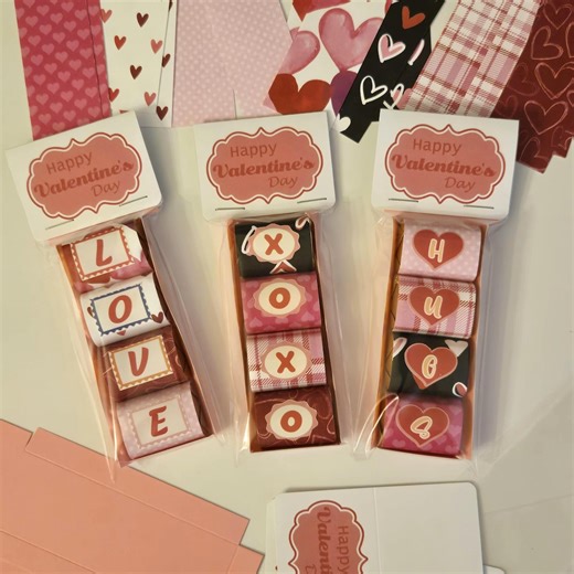 Valentine Wrapper: Nugget Candy Wrapper Set, Gift, Party Favor, DIY Kit - Etsy