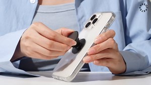 PopSockets Phone Grip for MagSafe, Secure Magnetic Phone Grip & Stand, Hands-Free Kickstand, Wireless Charging Compatible, Cute PopSockets - Tidepool Stitch Dreamscape