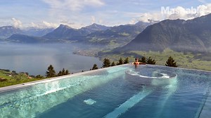 1.4M views · 696 reactions | This rooftop pool in Switzerland is being called the "stairway to heaven." | Click.Click.Click by Mashable | Facebook
