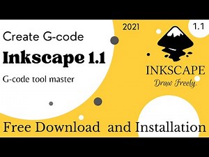 How to create G-code file with Inkscape For CNC Machine | How create G-code using inkscape software