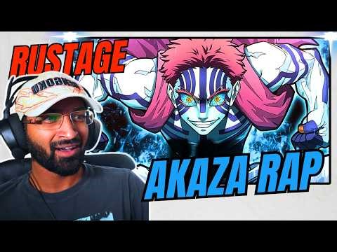 Rustage - AKAZA RAP | "Shadow Of The Moon" ft. Johnald (Reaction)