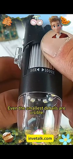 Plug‑in 50–1000x HD Electronic Microscope