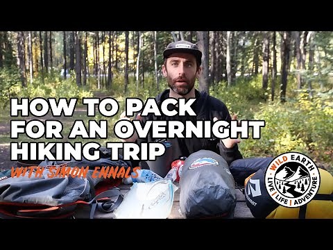 HOW TO PACK FOR AN OVERNIGHT HIKING TRIP