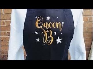 Embroidery on Aprons using the Brother NQ1700E or PE800