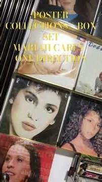 VINTAGE COLLECTIONS POSTERS & BOX SET 😱 MARIAH CAREY ONE DIRECTION #ColkectorsItem♥️♥️♥️