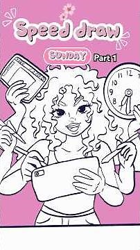 First Official Speed Draw Sunday! (Part 1) #digitalart #digitaldrawing