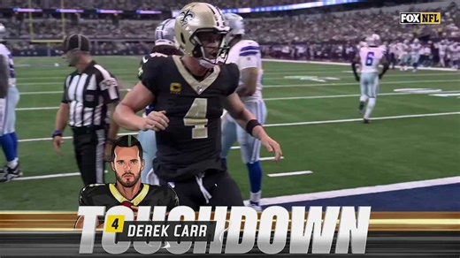 Derek Carr's best plays in 3-TD game | Saints-Cowboys Highlights | 2024 NFL Week 2