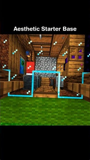 Minecraft Starter Base Idea | Simple, Aesthetic & Underground