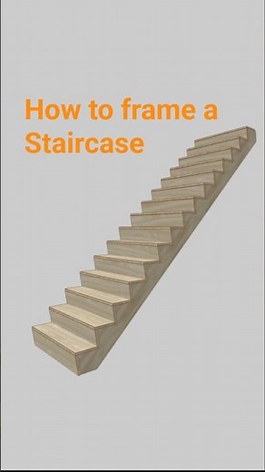 How to frame a Staircase | full process