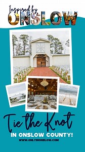 Dreaming of a coastal wedding? 💍✨ Onslow County offers the perfect backdrop for your special day! From stunning beaches to charming venues, discover why so many couples say "I do" here! #InspiredByOnslow #TieTheKnot #OnslowCountyWeddings #CoastalWedding #NCWeddings #WeddingInspo #DestinationWedding #LoveIsInTheAir | Onslow County Tourism