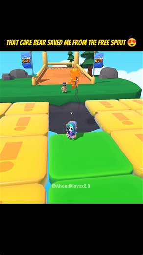 This Care Bear Saved Me From Free Spirit Troll In Tile Fall 😍