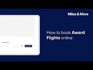 How to book your Miles & More Award Flight online with over 30 airlines