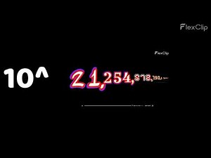 Numbers 0 to 1 Googolplex with sound extend ‑ Made with FlexClip