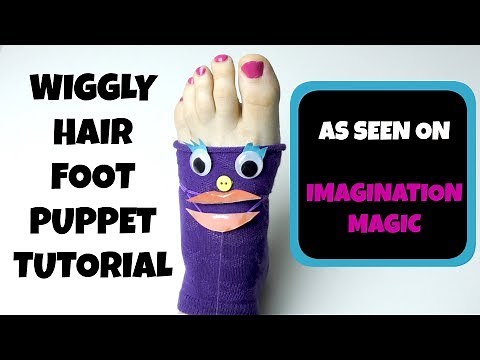 HOW TO MAKE A FOOT PUPPET / HAND AND FOOT PUPPET SHOW FOR CHILDREN- PUPPET SHOWS FOR KIDS