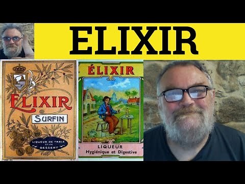 🔵 Elixir Meaning - Elixir Examples - Define Elixir - Arabic in English - Elixir