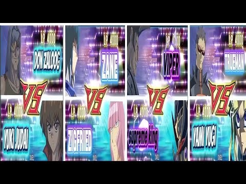 4 Great Yu-Gi-Oh! Duels | Zane, Judai, Atem & supreme (EDOPro)