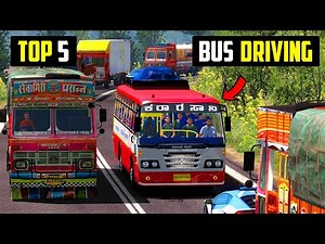 Top 5 *Realistic* BUS SIMULATOR Games For Android l Best bus simulator games for android