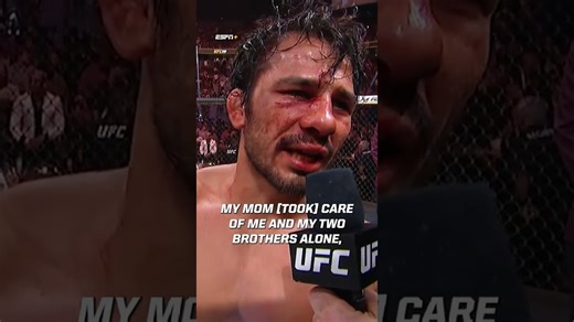 Pantoja’s emotional message after winning the belt 🎤 #UFC296