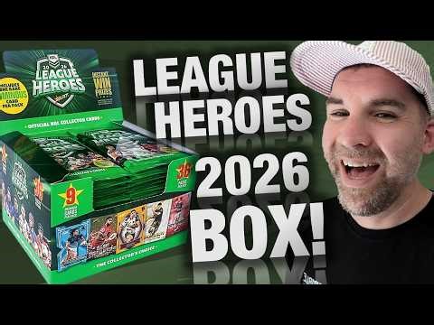 Select NRL League Heroes 2026 | Opening A Whole Box of Brand New Rugby League Cards!!